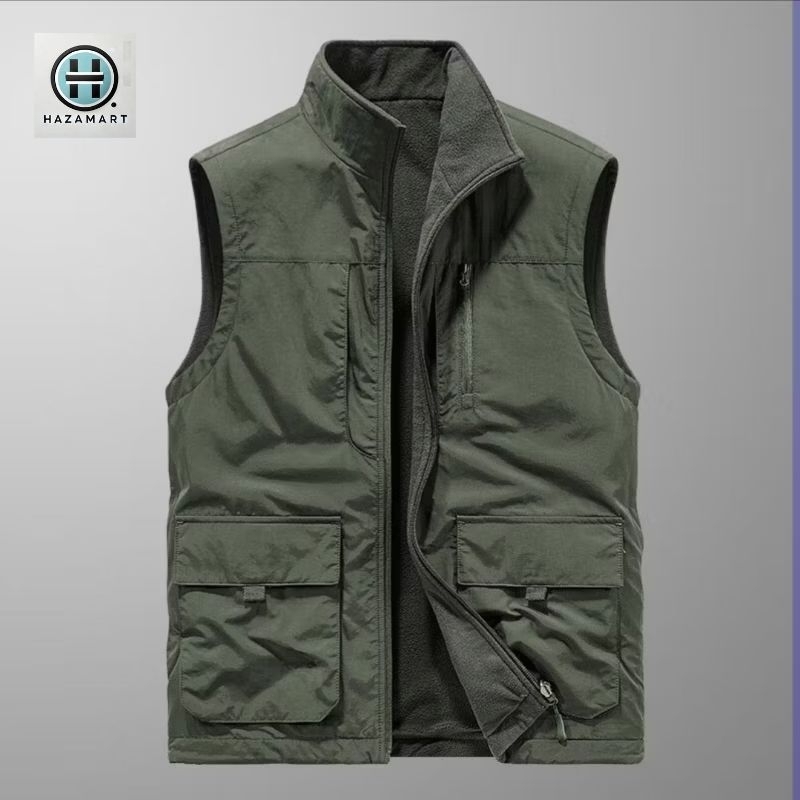 Jual Hzmrt ROMPI JASPER 2 in 1 daleman Bulu Tebal Premium Vest Tactical ...
