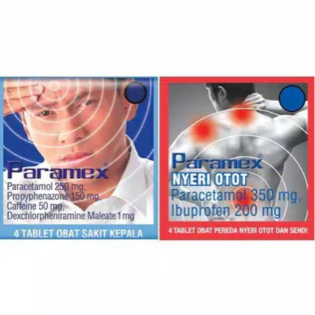 Jual Paramex 4 Tablet | Paramex Nyeri Otot | Shopee Indonesia