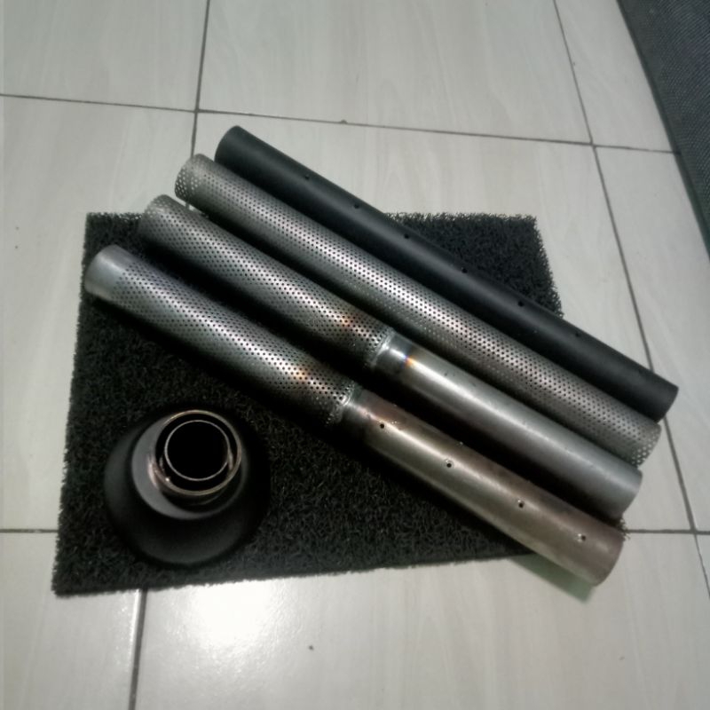 Jual moncong knalpot sijiro plus saringan knalpot copy CMS universal tb ...