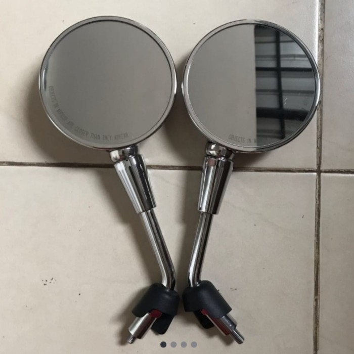 Jual Spion vespa sprint 150 iget ORIGINAL Oval , Bulat Chrome Piaggio ...