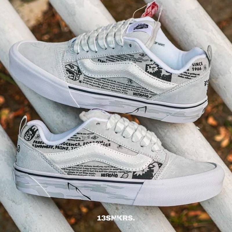 Jual V Knu Skool X Hirono Grey Original | Shopee Indonesia