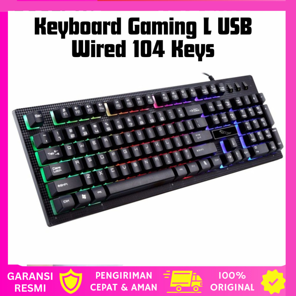 Jual Keyboard Gaming G20 Leopard USB Backlight LED RGB Full Color ...