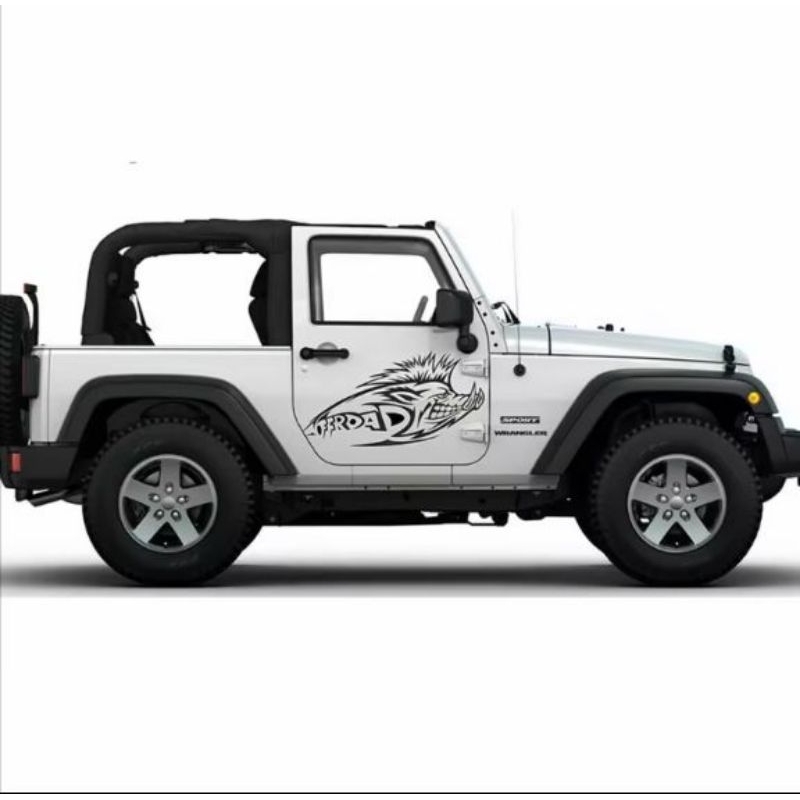 Jual CUTTING STICKER TERBARU MOBIL JEEP, RUBICON, JIMNY, FEROZA, KATANA ...