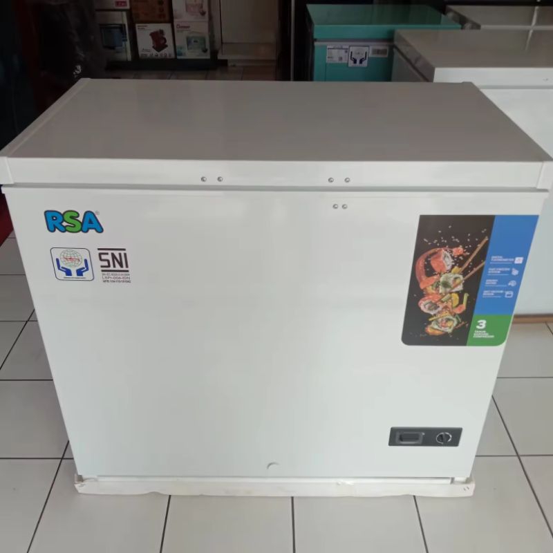 Jual CHEST FREEZER RSA CF 210 CHEST FREEZER BOX 200 L | Shopee Indonesia