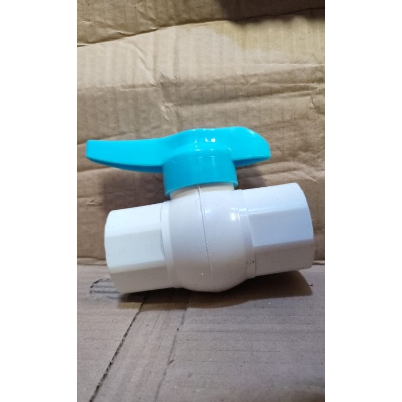 Jual Stop Kran PVC 1" Ball Valve 1 Inch | Shopee Indonesia