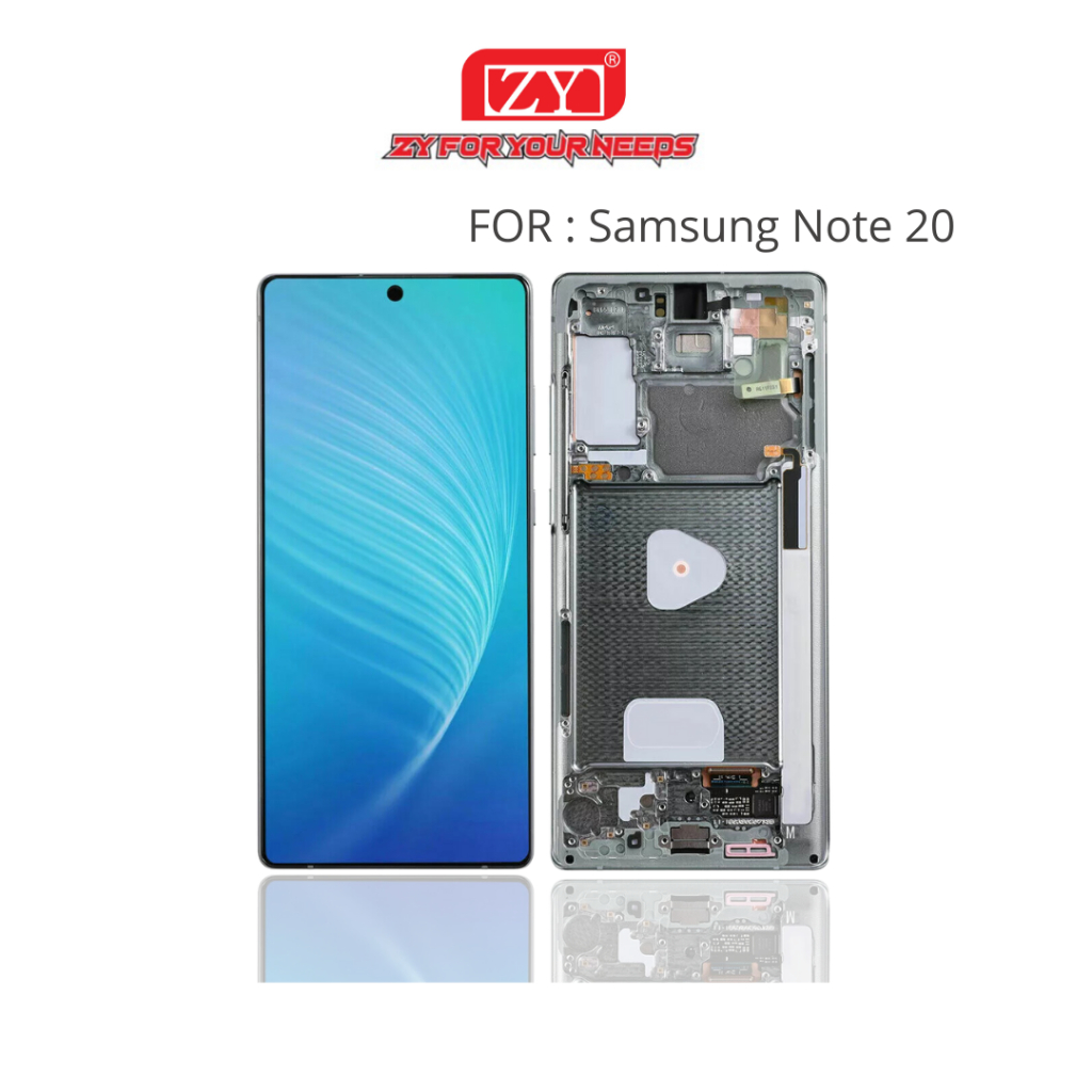 Jual ZY Lcd Samsung Note 20 Oled With Frame Fingerprint On | Shopee ...