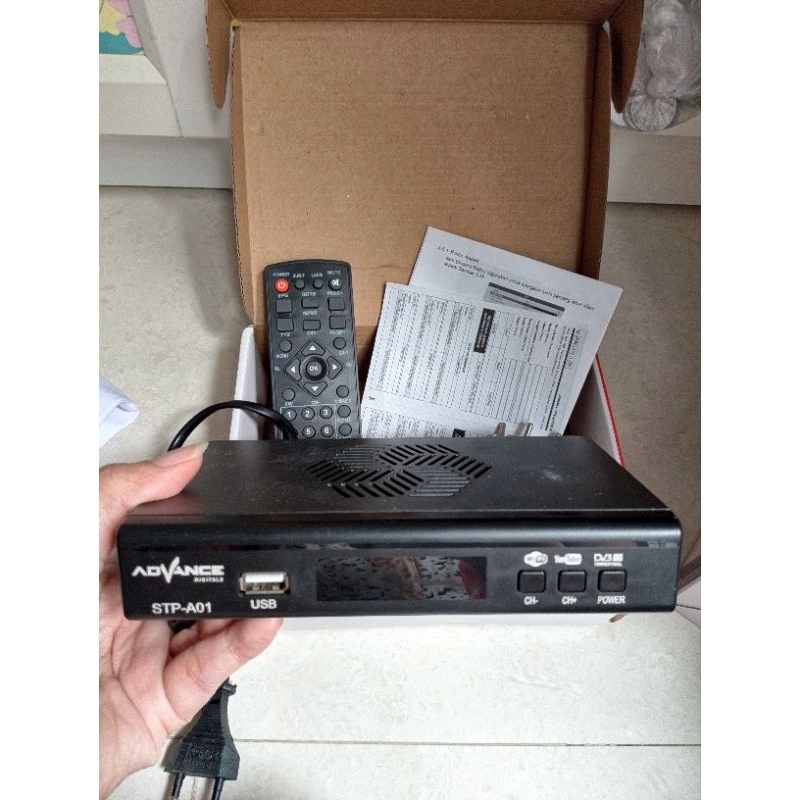 Jual Advance set top box/ setop box televisi New | Shopee Indonesia
