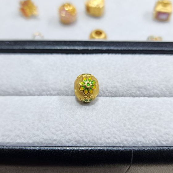 Jual CHARM MALAY BUNGA GRADASI HIJAU KUNING | Shopee Indonesia