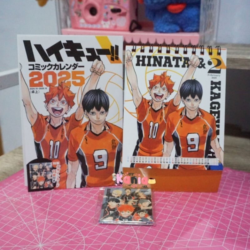 Jual [ ORIGINAL 100% ] Haikyuu 2025 Calender Official Hinata Kageyama ...