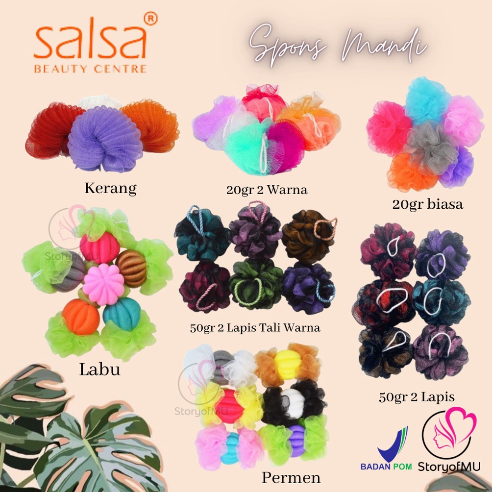 Jual Pasti Laku StoryofMU SALSA Spon Spons Mandi Bath Sponge Labu ...
