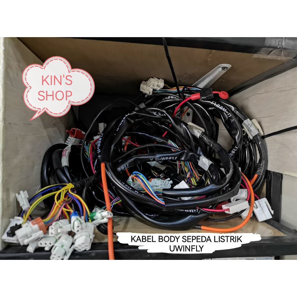 Jual KABEL BODY SEPEDA LISTRIK MOTOR LISTRIK UWINFLY MAIN LINE WIRE NEW ...