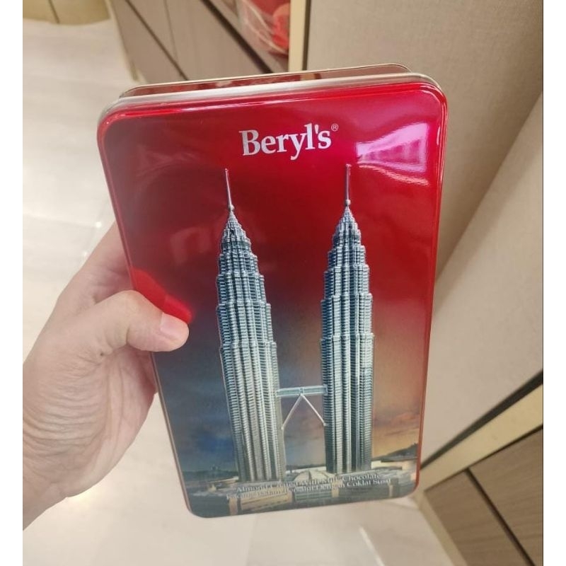 Jual Beryl's Twin Tower Malaysia Almond Coated With Milk Chocolate ...