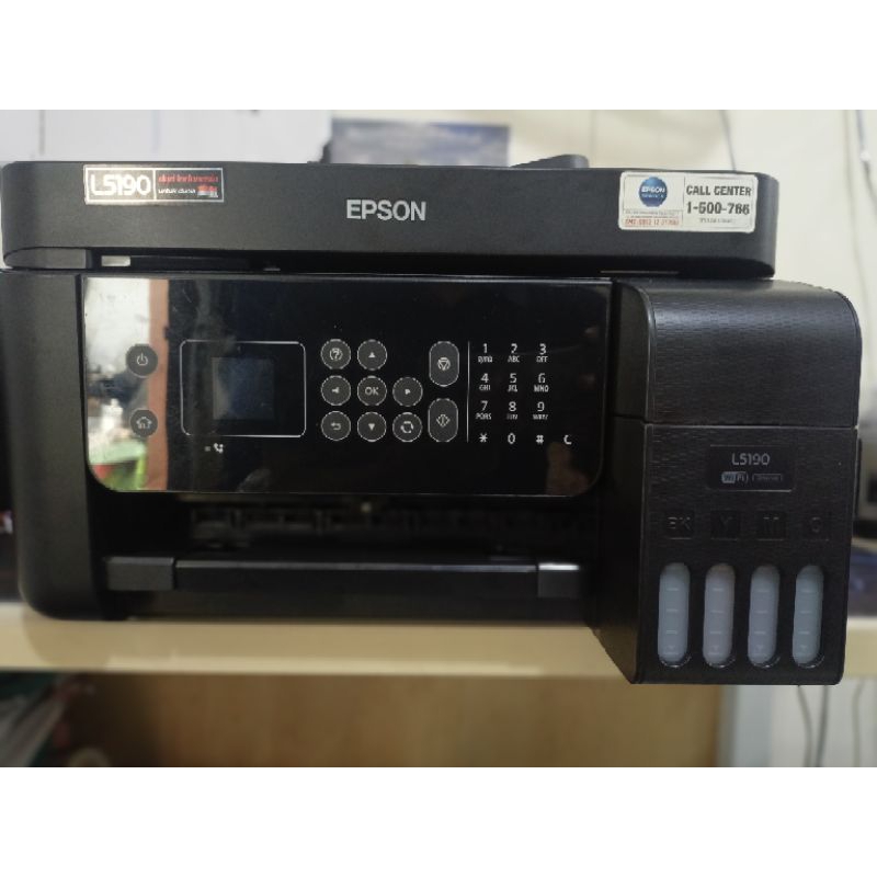 Jual Printer Epson L5190 Wifi All In One ADF F4 Legal | Shopee Indonesia