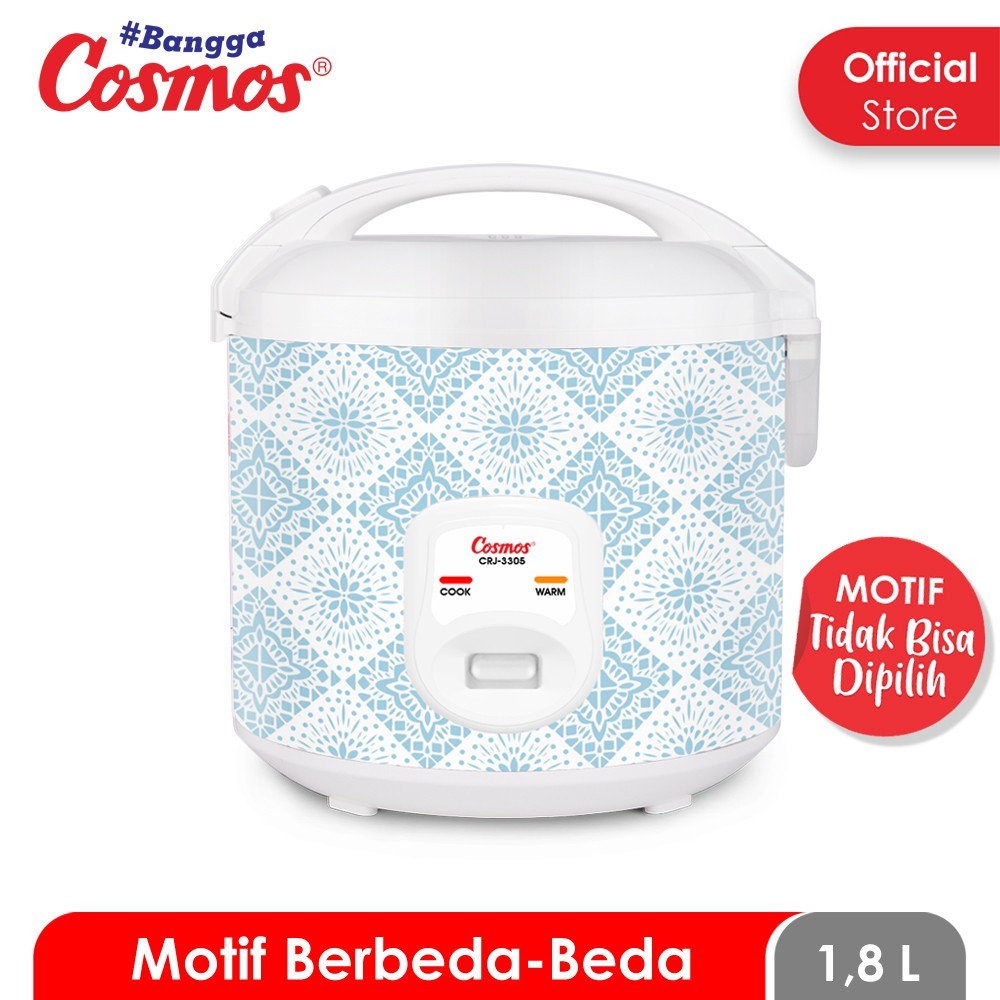Jual COSMOS Magic Com Rice Cooker CRJ-3305 (100% ORI) Penanak Nasi 1,8 ...