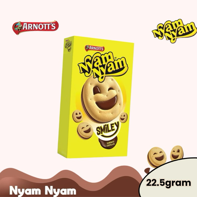 Jual NYAM NYAM SMILEY 22.5g | Shopee Indonesia