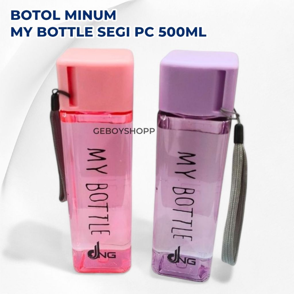 Jual Botol Minum My Bottle PC Segi 500ml / Tempat Minum Unik / My ...
