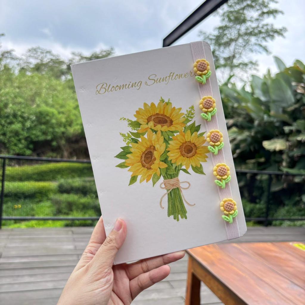 Jual Mikirei A5 Notebook Flowers 3D | Buku Jurnal Bunga Classic | Buku ...