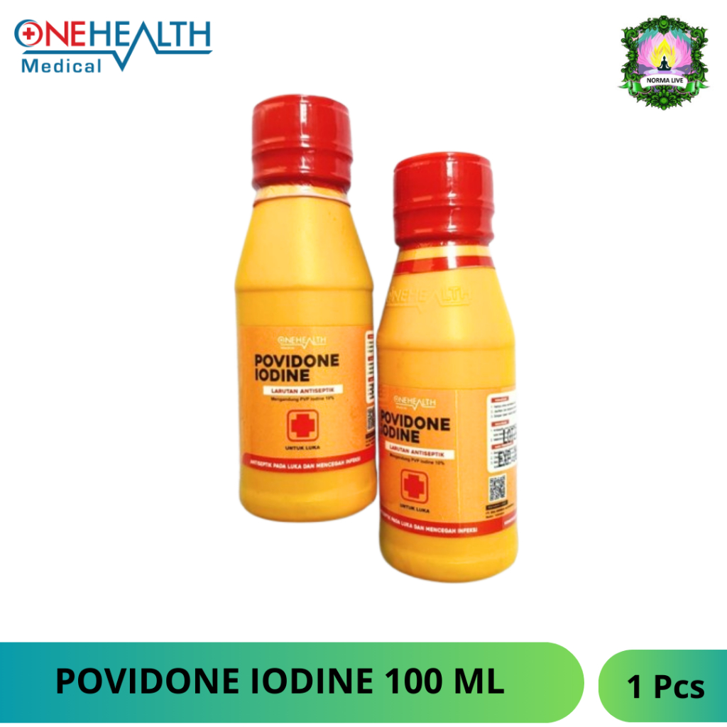 Jual Onehealth Povidone iodine Obat Luka Merah 100 ML Antiseptik Luka ...