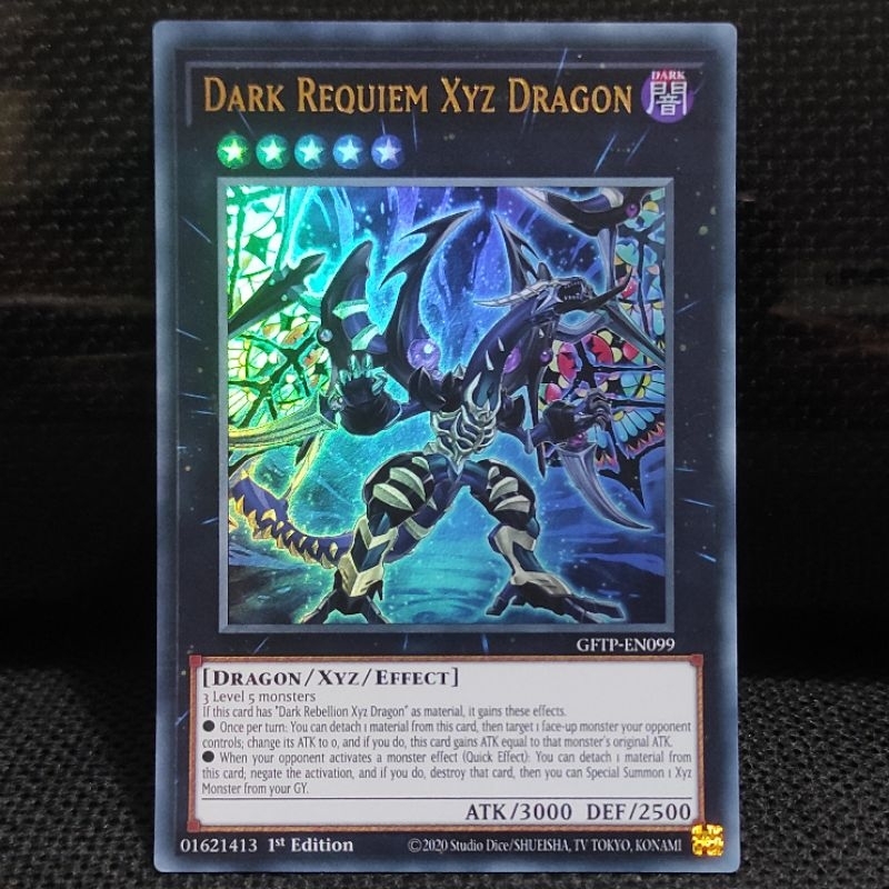 Jual Kartu Yugioh TCG Dark Requiem Xyz Dragon Ultra Rare UR ORI GFTP NM ...