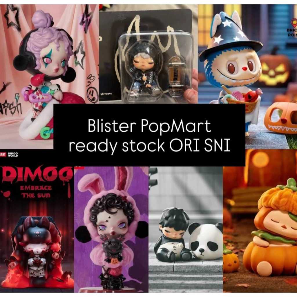 Jual Blister Figure Pop Mart Figure Special Hirono Pucky SkullPanda ...