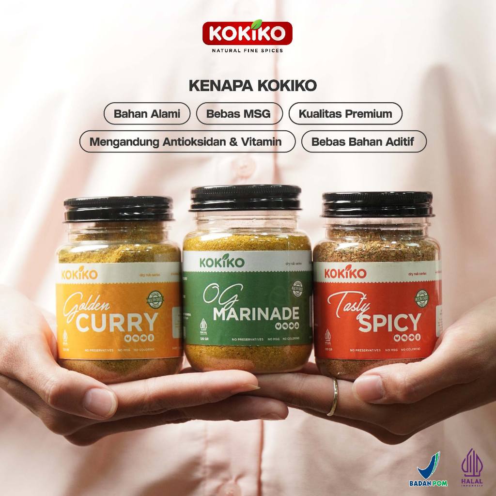 Jual KOKIKO PAKET BUNDLING (3 PCS) Bumbu Dry Rub | Golden Curry | Tasty ...