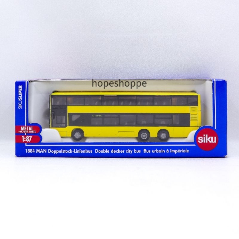 Jual Siku Super 1884 MAN Double Decker Bus Diecast Original | Shopee ...