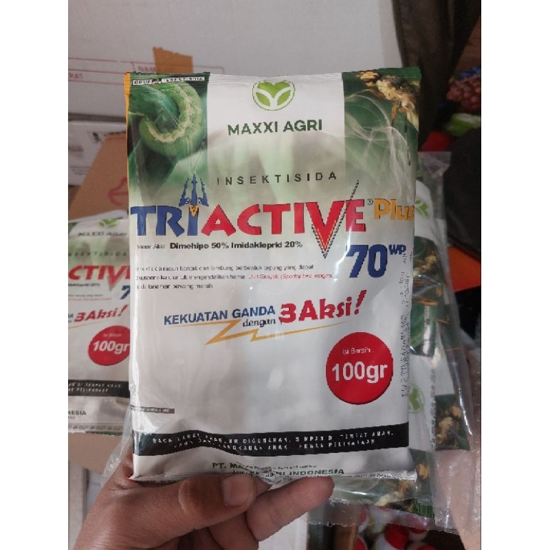 Jual TRIACTIVE PLUS 70 WP/pembasmi kutu daun, ulat dan wereng | Shopee ...