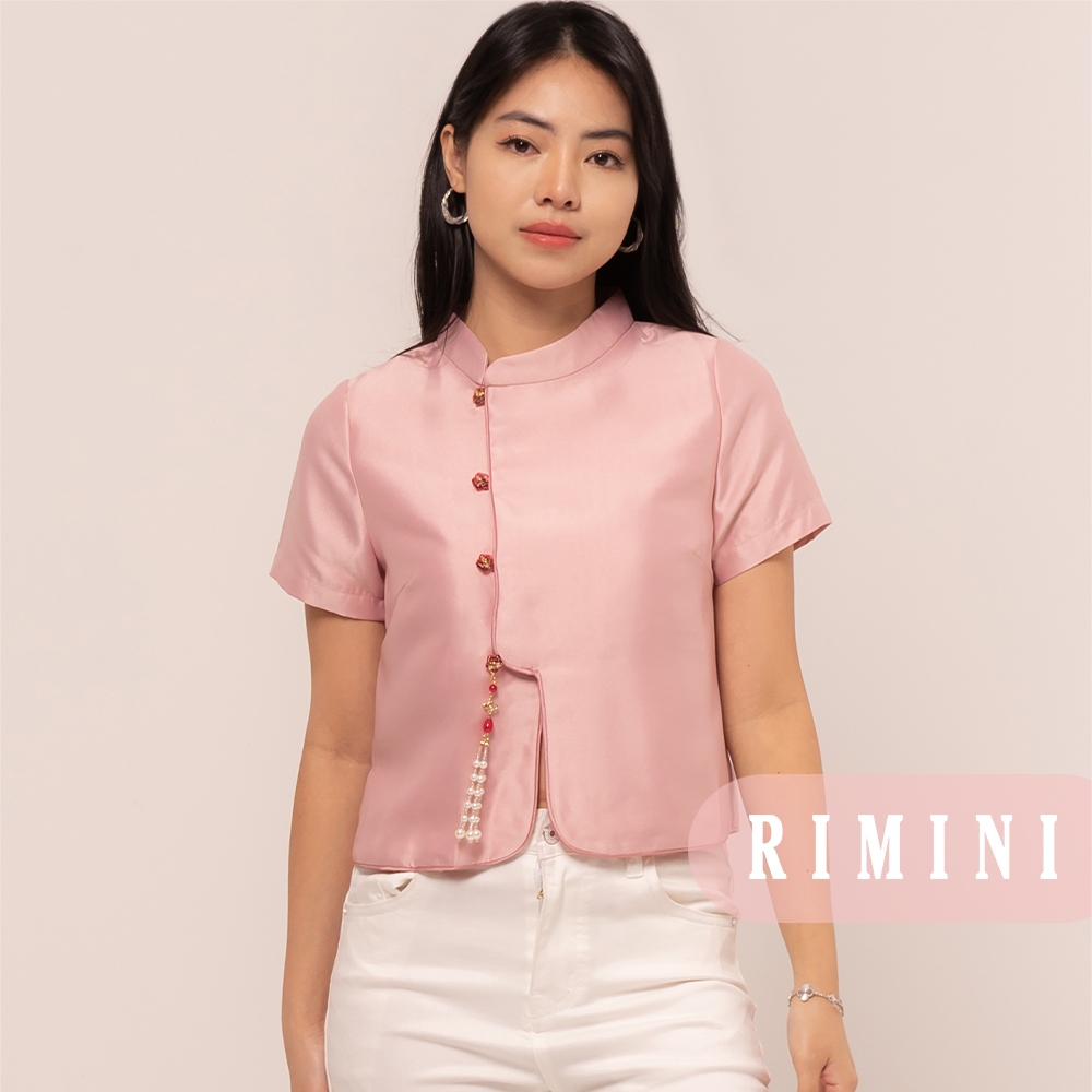 Jual RIMINI - Atasan Cheongsam Wanita Lengan Pendek Size XS-XL - Qianlu ...