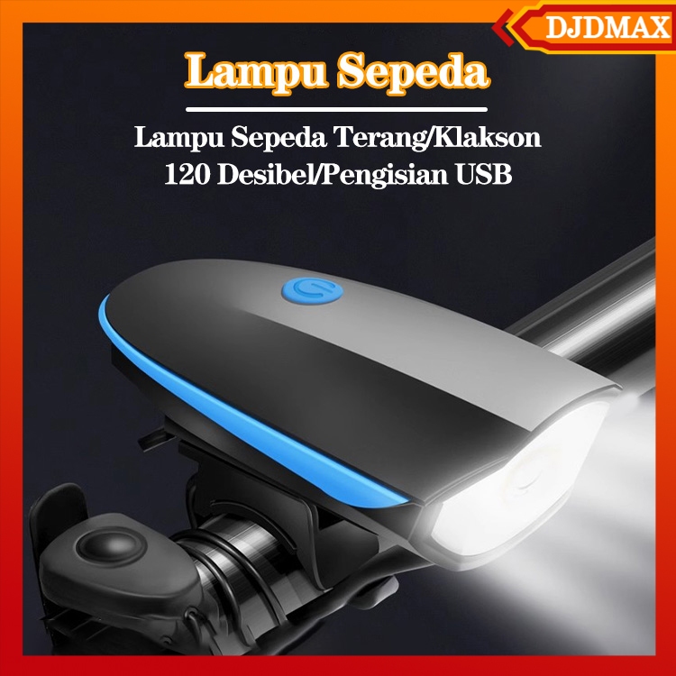 Jual DJDMax Lampu Depan Sepeda XPG LED 250 Lumens 7588 + Klakson ...
