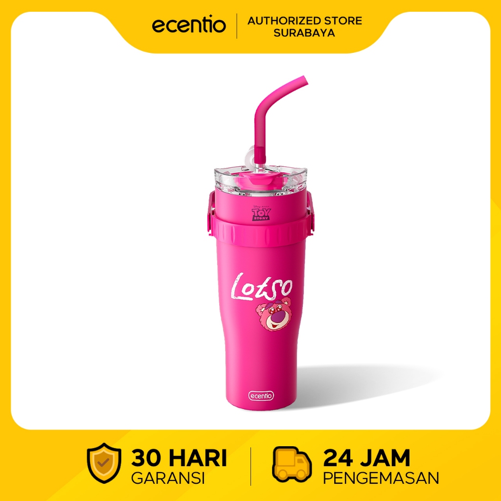 Jual [ecentio surabaya] ecentio tumbler stainless 1200ml Disney Lotso ...