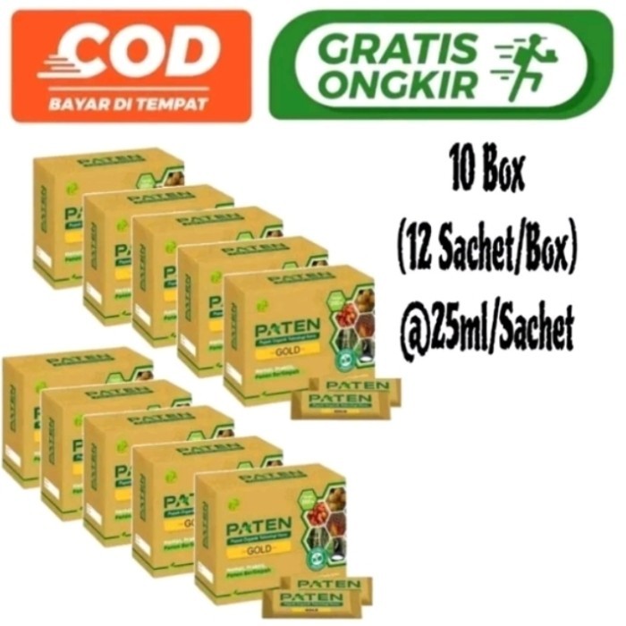 Jual Pupuk Paten Gold / Pupuk Organik Original 10 Box (10x @12 saset ...