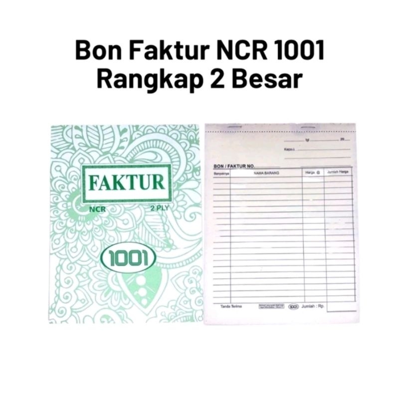 Jual Bon Faktur Rangkap 2 Besar Harga Per 1pcs | Shopee Indonesia