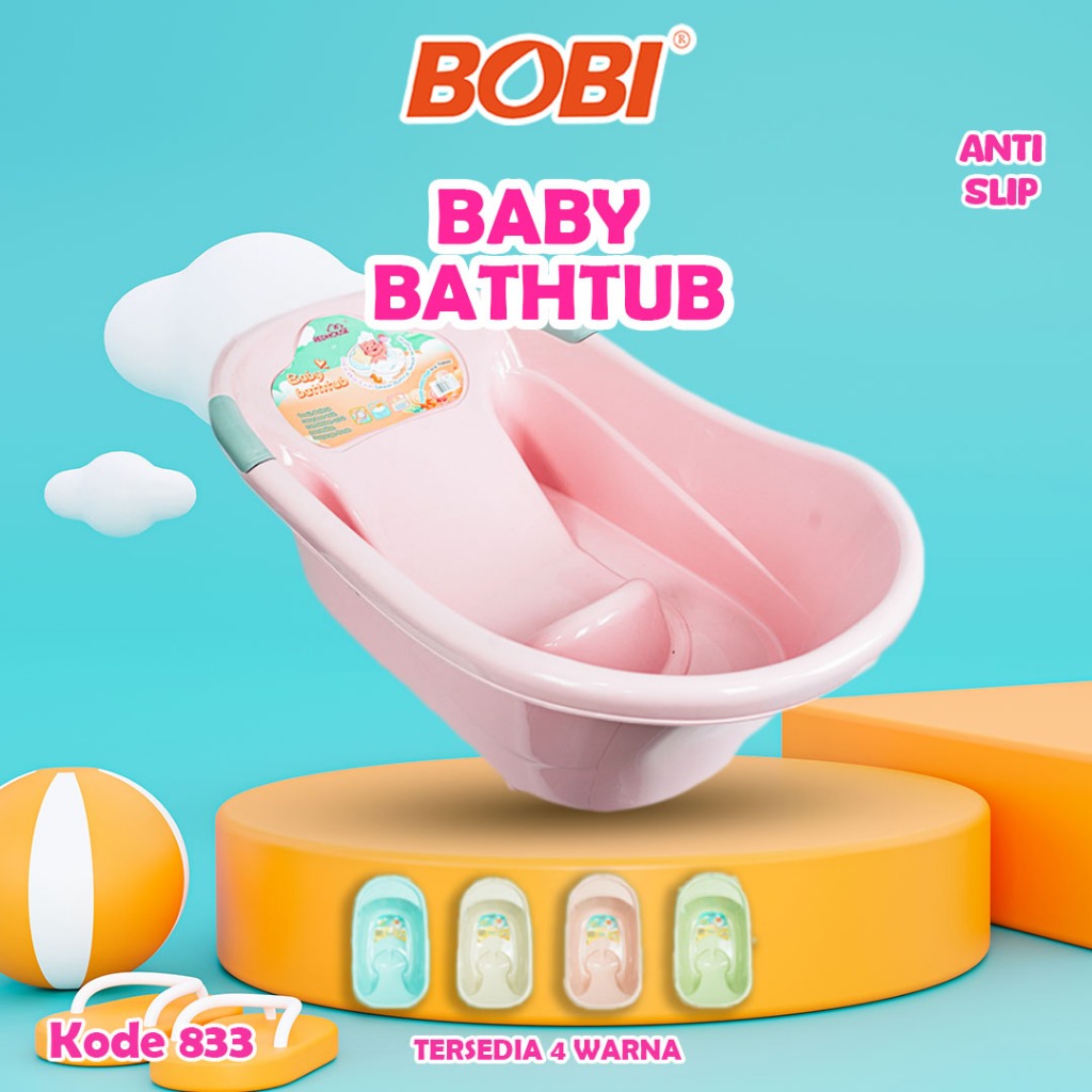 Jual Baby Bathtub LARGE Bobi // Bak Mandi Bayi Premium Warna Pastel ...