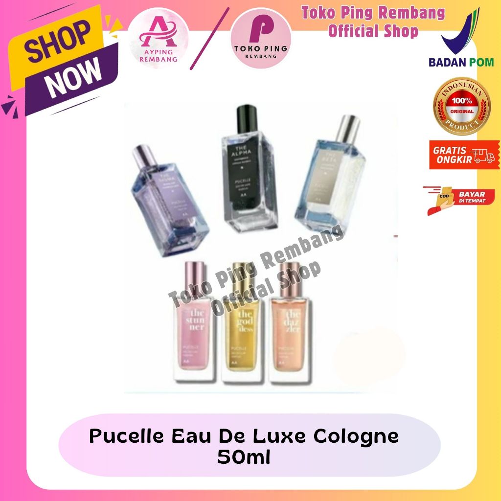 Jual Pucelle Eau De Luxe Cologne 50ml | Parfum Remaja | Shopee Indonesia