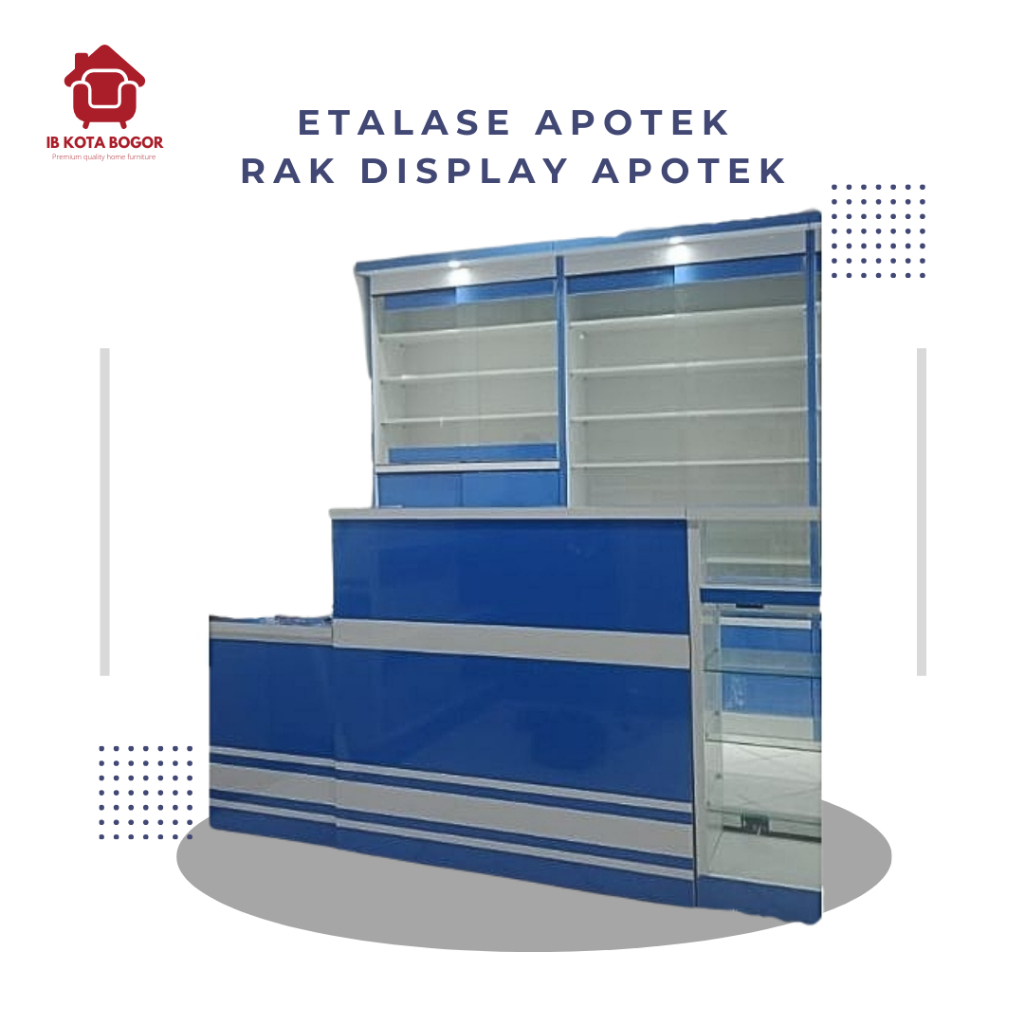 Jual Etalase Apotek & Rak Display Obat Custom Order | Shopee Indonesia
