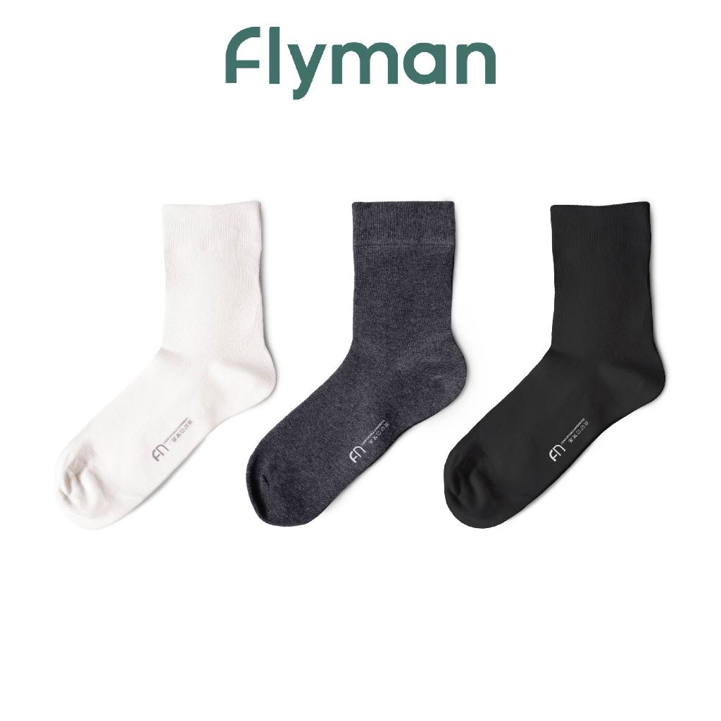 Jual Flyman Crew Socks FMKK 3533 | Shopee Indonesia