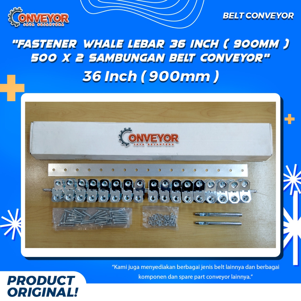 Jual Fastener Whale Lebar 36 Inch ( 900mm ) 500 x 2 Sambungan Belt ...