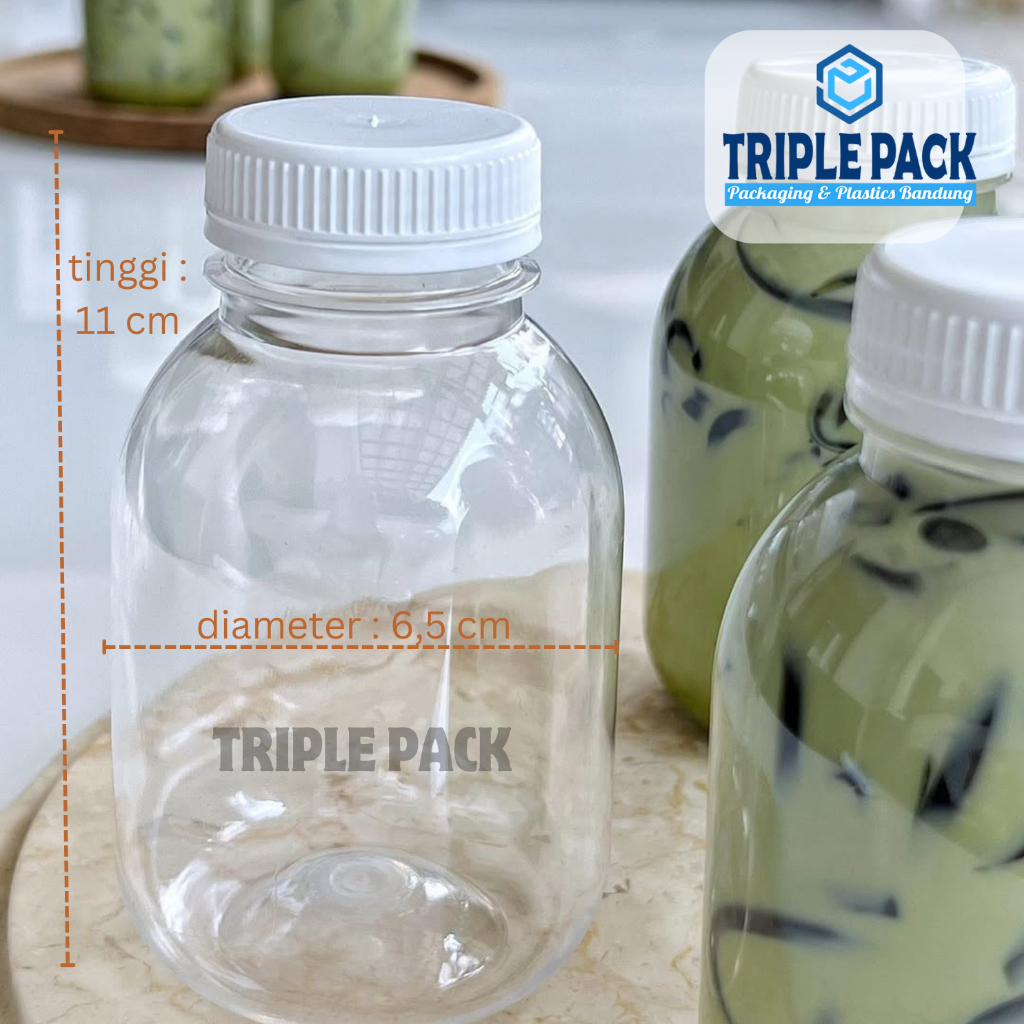 Jual (isi 20 pcs) Botol Kale Gendut 250ml Botol SKLB 250 ml Food Grade ...