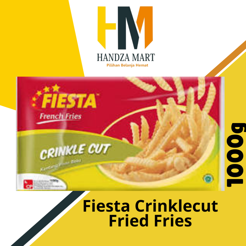 Jual Fiesta Crinckle Cut French Fries 1 Kg / Fiesta Butter Coated ...
