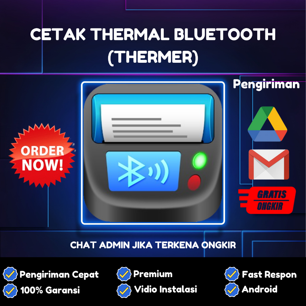 Jual Cetak Thermal Bluetooth Thermer Untuk Cetak Resi Premium | Shopee ...