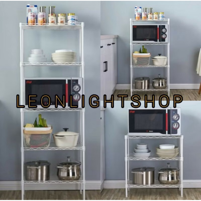 Jual KRISBOW RAK BESI 3-5 TINGKAT PUTIH/ACE HOUSEHOLD WIRESHELVING 5 ...