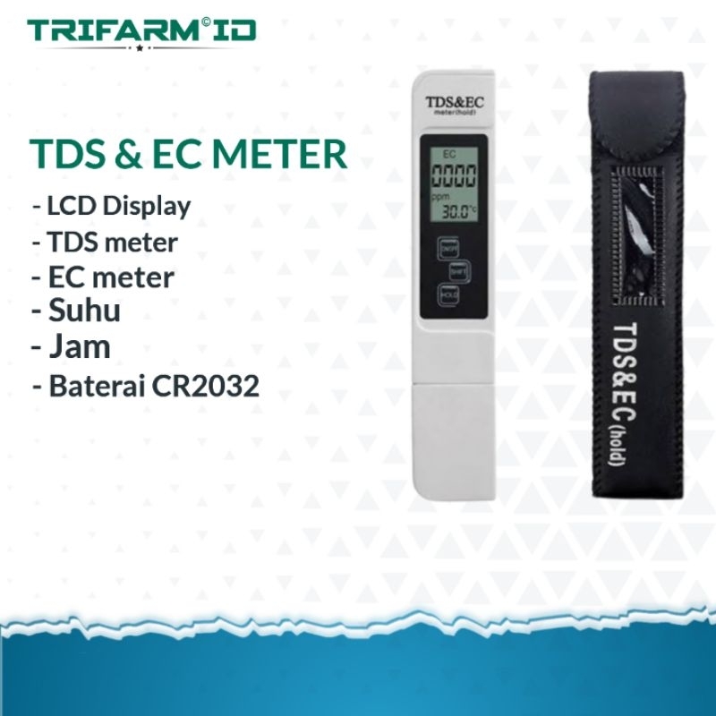 Jual TDS & EC METER DIGITAL / TDS METER / TDS&EC CEK PPM NUTRISI ...