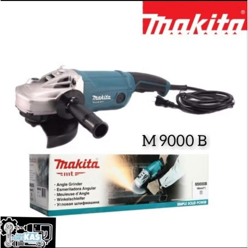 Jual Makita M9000B Mesin Gerinda Tangan 7" / M 9000 B Angle Grinder 7 ...