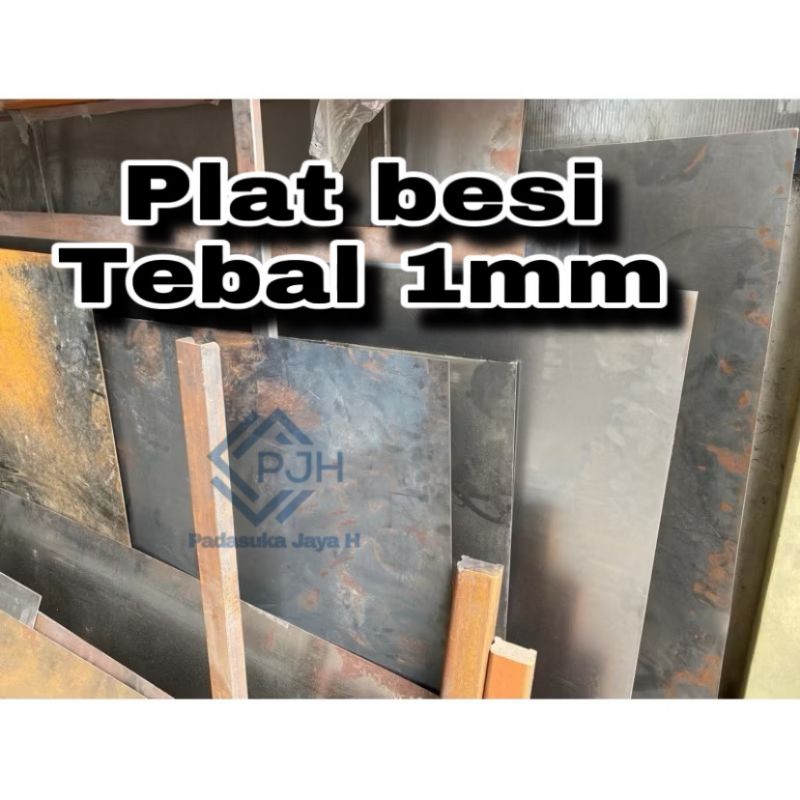 Jual Plat besi eser hitam polos tebal 1mm . ukuran mulai 50cm | Shopee Indonesia