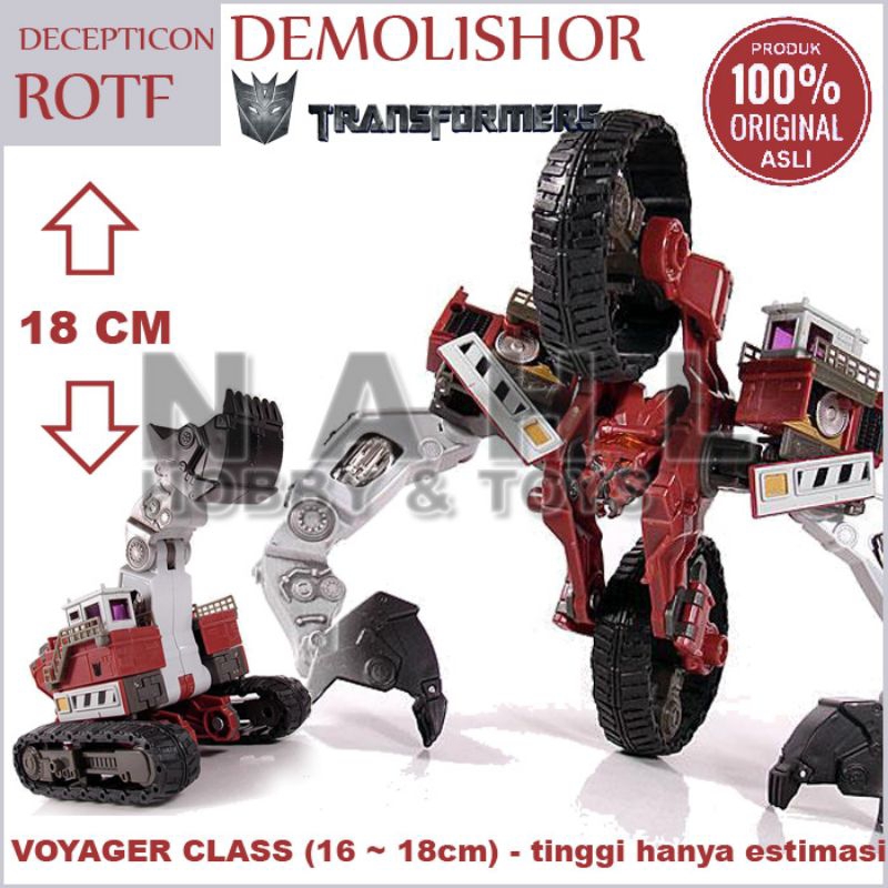 Jual Robot Transformers ROTF Decepticon Demolishor Voyager Class ...