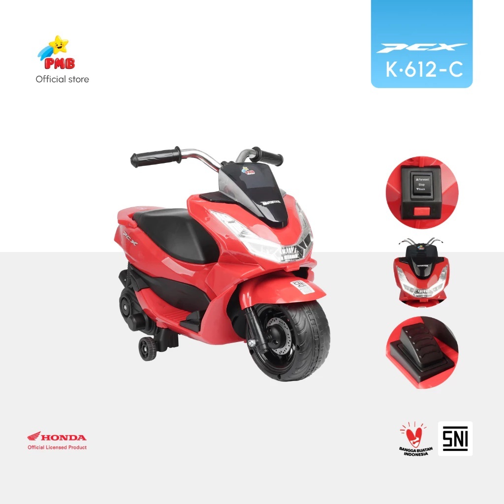 Jual MAINAN MOTOR AKI MINI ANAK HONDA PCX/PIJAK GAS/MOTOR AKI PCX MINI ...