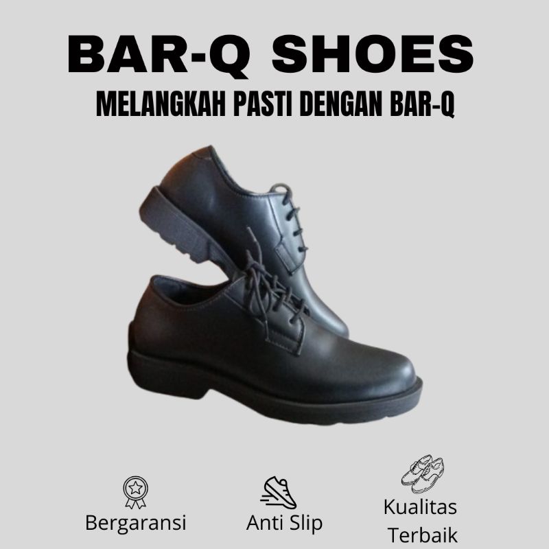 Jual Bar-Q_Sepatu PDH Pria//Ngantor//Fantopel Pria//Sepatu PDH Kulit ...