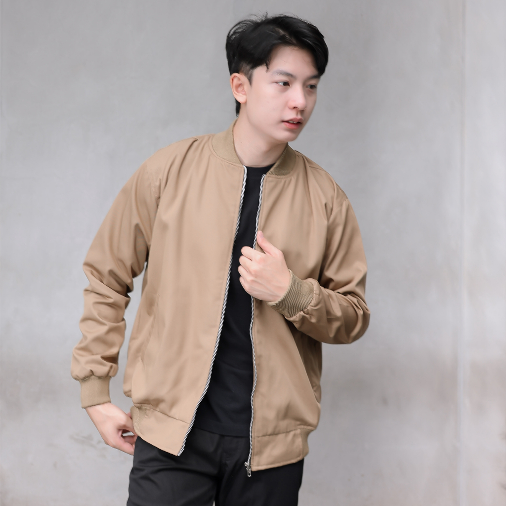 Jual Jacket Bomber Pria | Jaket Bomber Kanvas | Jaket Pria Bomber ...