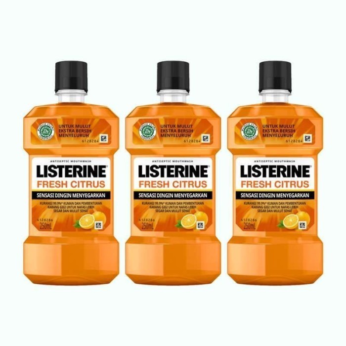 Jual LISTERINE Fresh Citrus Antiseptic Mouthwash/Obat Kumur Antiseptik ...