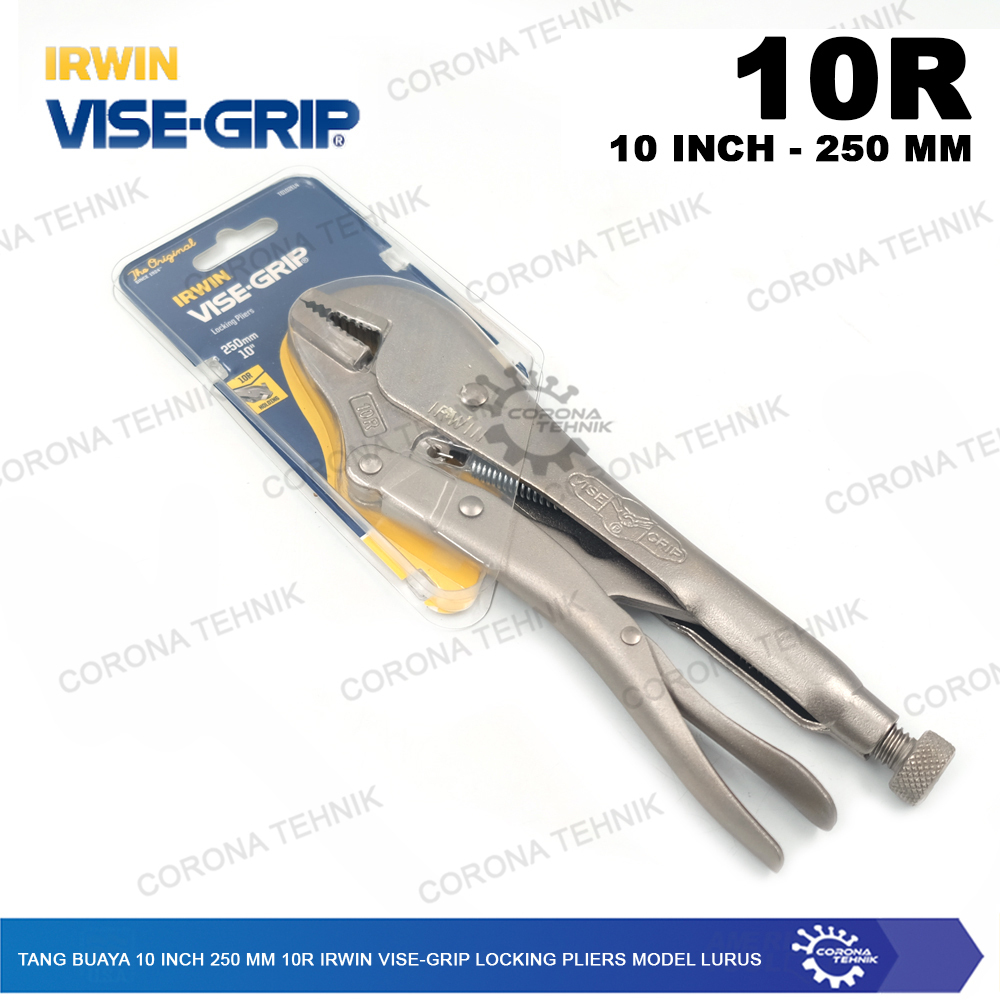 Jual 10R IRWIN VISE-GRIP Locking Pliers Model Lurus Tang Buaya 10 Inch ...